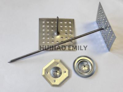Chine Pins d'isolation de base perforés en acier inoxydable de 12 Ga pour système CVC à vendre
