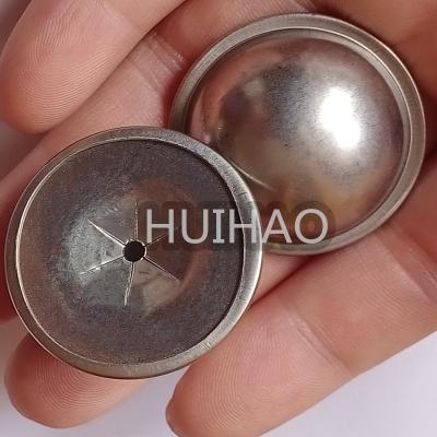 China 7/8 inch gegalvaniseerd stalen isolatie koepel dop voor het bevestigen van isolatie pinnen Te koop