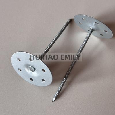 China De rond Geperforeerde de Isolatiespelden van Rockwool van de MetaalGrondplaat galvaniseerden 80mm Lengte Te koop