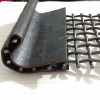 China Hook Type Steel Wire Mesh For Quarry Screen for sale