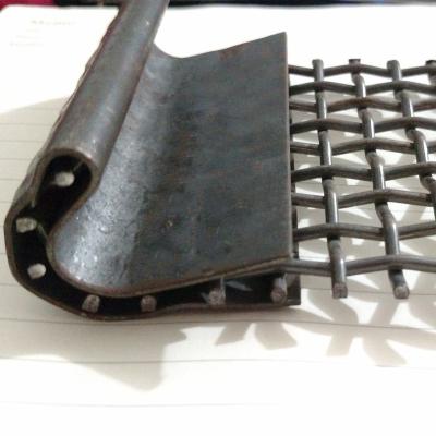 Тип экран крюка карьера ячеистой сети стали марганца сплетенный с квадратной апертурой