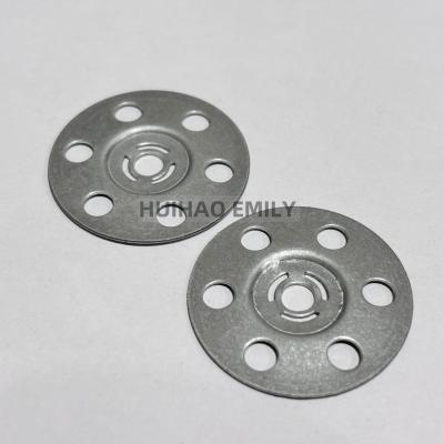 China 35mm Metal Insulation Discs Washers Wall And Ceiling Fixings Plasterboard Repair for sale