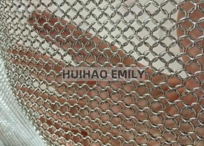 China Cortina de malla de anillo decorativa, cortina de malla metálica de color personalizado en venta