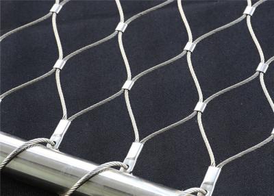 China 2mm Stainless Steel Cable Mesh Netting 316 Grade Used For Safety Nets for sale
