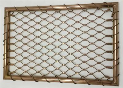 China Flexible & Durable Stainless Steel Cable Mesh Fence For Railing Infill Net for sale