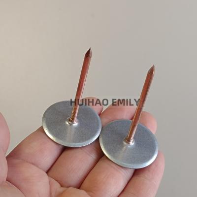 China 2.7x50mm Copper Coated Cup Head Insulation Weld Pins With Retaining Washer for sale