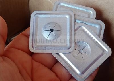 China 38mm Square Self-Locking Washer Speed Clips For Insulation Galvanized Steel Material for sale