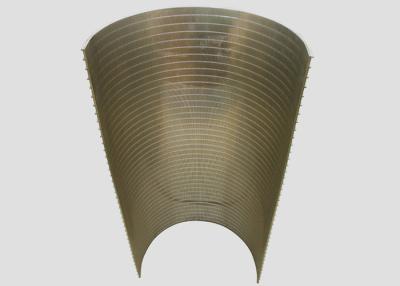 China Water Well Wedge Wire Screen Sieve V- Wire Curved Bend Shape with 0.1mm Slot for sale