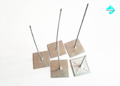 China 12GA Shipbuildings Galvanized Steel Self Stick Pins Fixing With Dome Cap Washer for sale