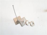 Cina 2-1/2» ganci dell'isolamento del metallo, accessori autoadesivi di HVAC dei ganci dell'isolamento in vendita