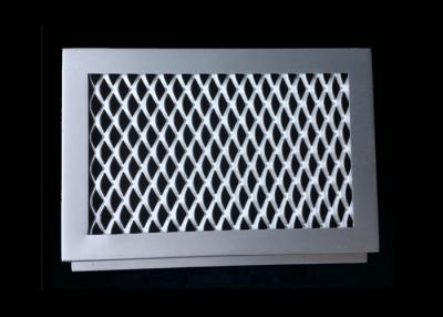 China Aluminum Expanded Metal Mesh For Cladding , Frame Expanded Metal Screen Facade for sale