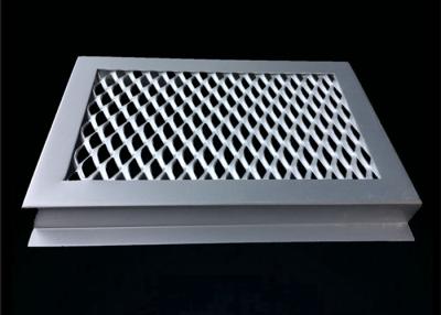 China Aluminum Expanded Metal Mesh For Cladding , Frame Expanded Metal Screen Facade for sale
