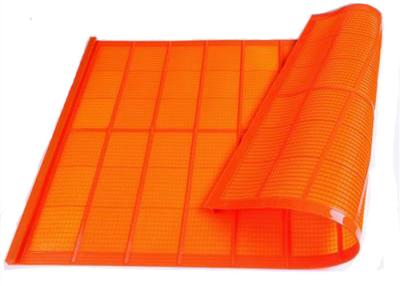 China High Frequency Polyurethane Fine Screen Mesh For Mining Screening 1040X700MM for sale