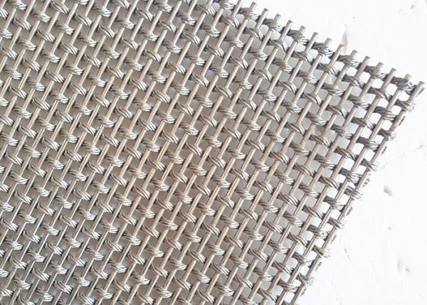Architectural Cable Woven Decorative Wire Mesh For Staircases Isolation Screen