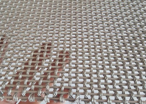 Architectural Cable Woven Decorative Wire Mesh For Staircases Isolation Screen