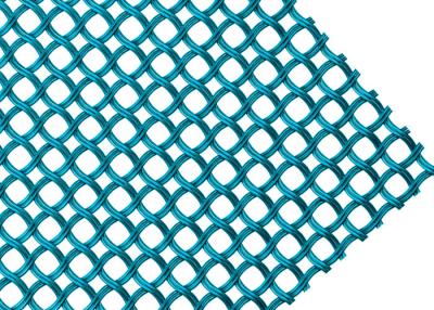 China Decorative Metal Fabric Cladding , Architectural Metal Mesh Weft Diameter 2mmx2 for sale
