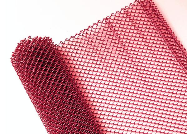κουρτίνα σπειρών μετάλλων 0.8MM κρεμώντας ως εσωτερικό διακοσμητικό πλέγμα για την αίθουσα έκθεσης