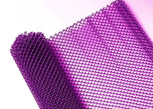 κουρτίνα σπειρών μετάλλων 0.8MM κρεμώντας ως εσωτερικό διακοσμητικό πλέγμα για την αίθουσα έκθεσης