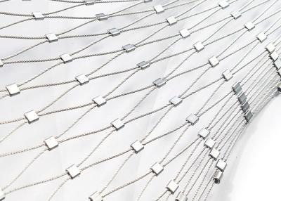 China Konservieren Sie Kupfer überzogene Edelstahl-Kabel-Masche der Sicherheits-AISI316 mit 80mm am 2. April Millimeter Durchmesser zu verkaufen
