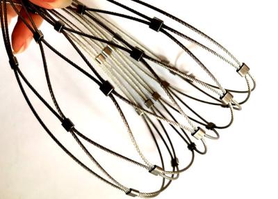 China Konservieren Sie Kupfer überzogene Edelstahl-Kabel-Masche der Sicherheits-AISI316 mit 80mm am 2. April Millimeter Durchmesser zu verkaufen