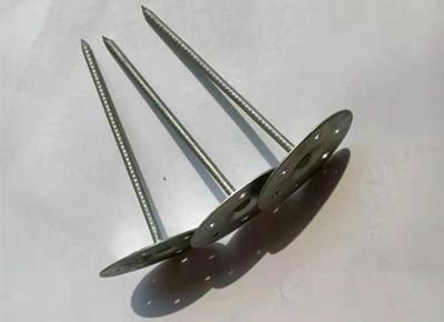Cina I perni di base metallica perforati dell'isolamento di lana di roccia del piatto del giro hanno galvanizzato la lunghezza di 80mm in vendita