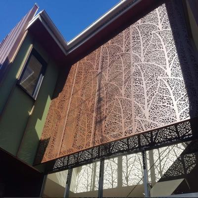 China Partition Screen Frame Decorative Laser Cut Metal Panels Outdoor Privacy Mesh for sale