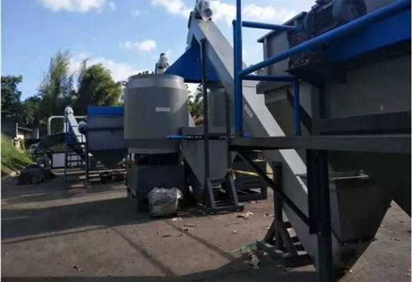 Pe agrícola dos Pp que lava o filme plástico que recicla a linha