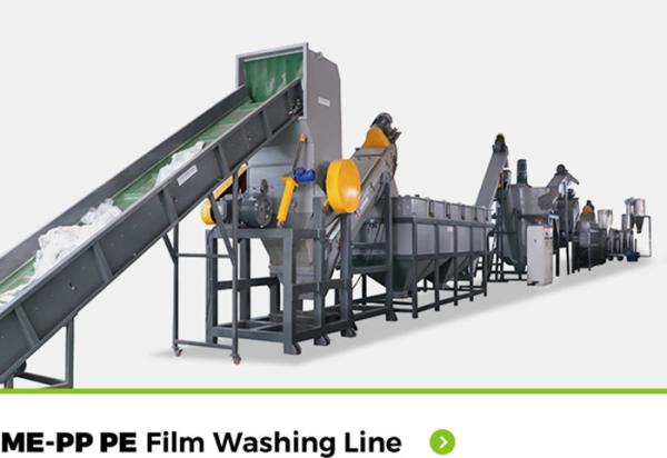 Pe agrícola dos Pp que lava o filme plástico que recicla a linha