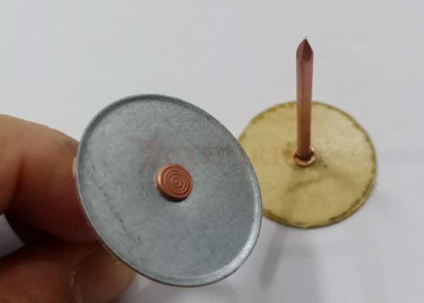 Cup Head CD Weld Pins With Insulated Base For Duct Liner Insulation