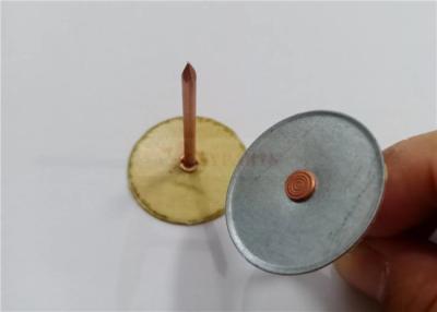 China 12 Ga X 38 Mm Insulation Cupped Head Weld Pins For HVAC Insulation for sale