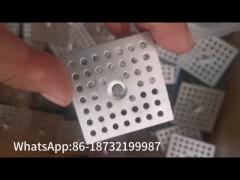 Perforated base insulation pin with self locking washers