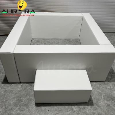 Cina Noleggio per feste attrezzature gonfiabili per gioco morbido parco giochi mobile piscina a palla morbida beige in vendita