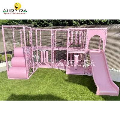 Cina Soft Play Parco giochi per bambini Indoor Outdoor Pastel Rosa In vendita Camera sensoriale in vendita