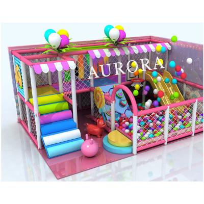 China Kids Macarons Theme Indoor Playground Equipment For City Park Te koop