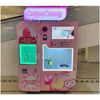China Cotton Candy Vending Machine Commercial Fully Automatic Candy Floss Vending Machine for sale