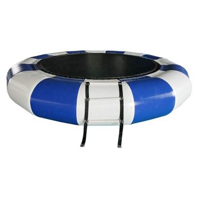 China Inflatable Water Trampoline With Metal Structure And Spring Outdoor Water Sports for sale