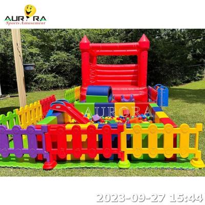 Cina Festa Noleggio attrezzature di schiuma giocare gonfiabile casa rimbalzo bambini Soft Play Pitta di palla in vendita
