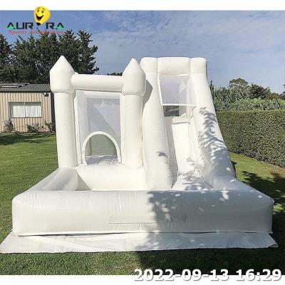 Cina Commercial Bounce House gonfiabile giallo con scivolo per bambini piccoli Soft Play Party in vendita