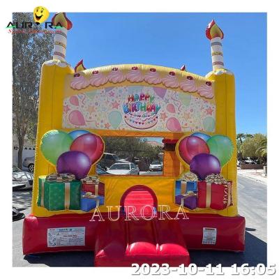 China Inflavel Blue Bounce House Gelo e Neve Romance Castelo Bouncy Cartoon Tema à venda