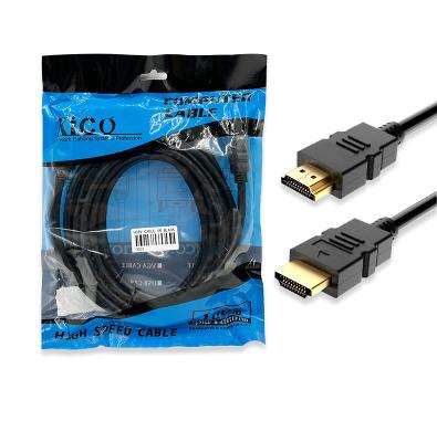 Cina Kico 1.5m 3m 5m 10m 15m 20m 25m 30m High Speed 4K 8K 60Hz Gold Plated HDTV 2.0 Cable Male to Male polybag in vendita