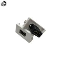 China High definition HDTV straight peen  module socket faceplate accessories for sale
