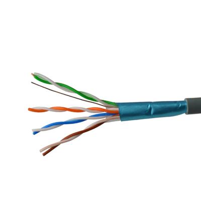 China 4 Pair CCA Rj45 Ethernet 26awg Ftp Cat5e Network Cable for sale