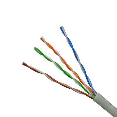 China cabo exterior interno preto da rede CAT6 de 305m CCA à venda