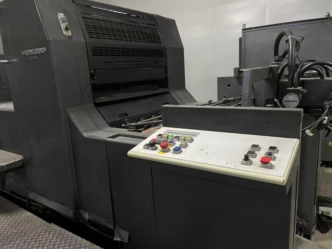 Heidelberg SM74-4 control panel detail