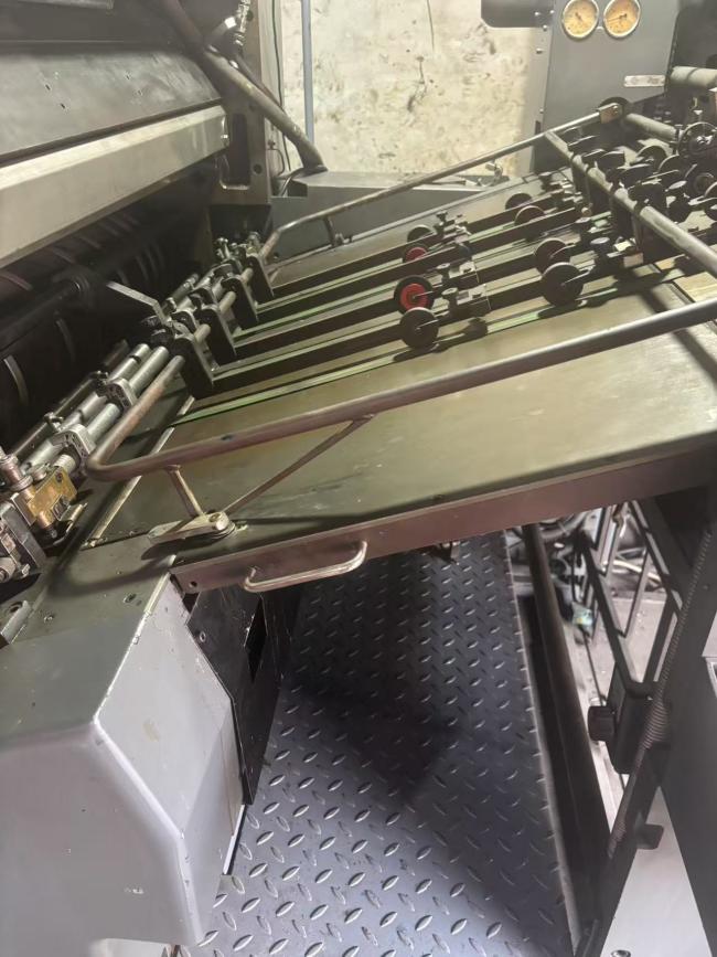 Heidelberg SM102-2 printing unit close-up