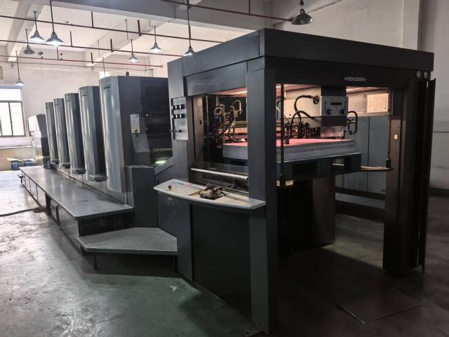 Heidelberg CX102-5 printing machine side view