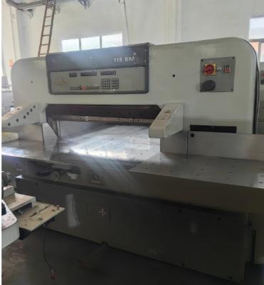 中国 115CM 自動水力ギロチン 紙切断機 コンピュータ化 380v 紙切断機 販売のため