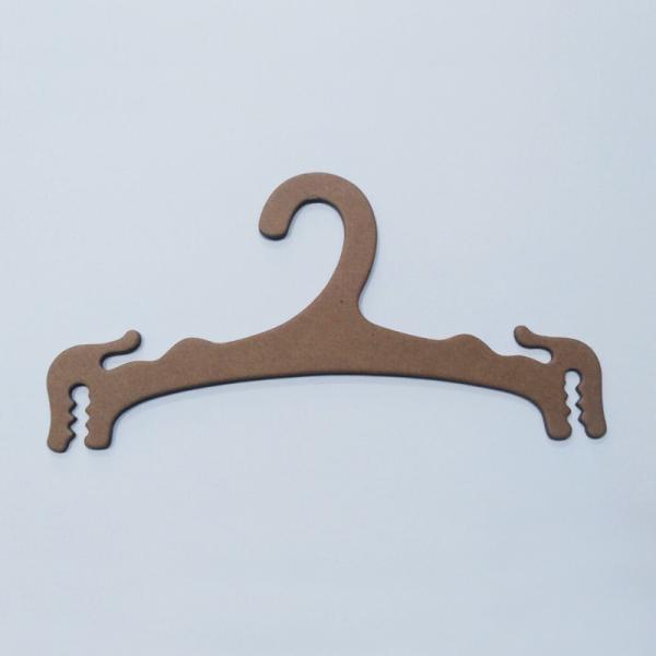 Quality Eco-Friendly Space Saving Single and Double Layer Recycled Cardboard Hangers for Clothing Organizer for sale
