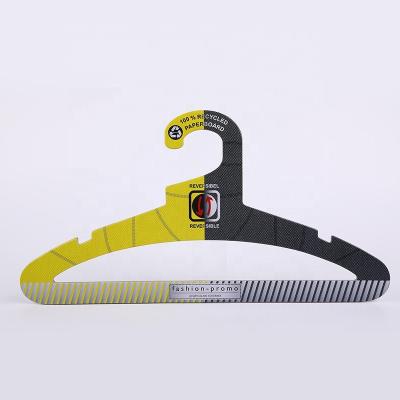 China Biodegradable Cardboard Clothes Hanger Recycled Paper Hanger FSC Certified Customised for sale