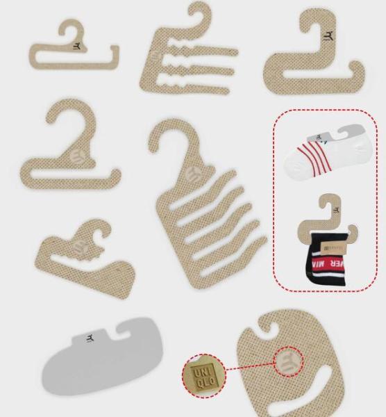 Quality Recycled Cardboard J Hook | Custom Wholesale Retail Garment Display Hook for sale